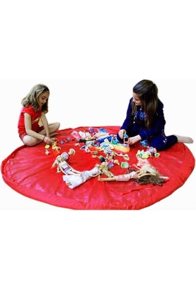 Hepsi Dahice Büyük Boy Oyun Halısı ve Oyuncak Toplama Çantası