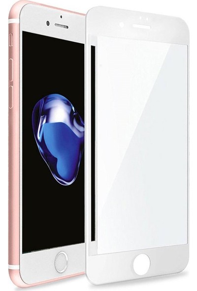 Eretna Apple iPhone 6/6S 7D 9H Cam Full Ekran Koruyucu - Beyaz