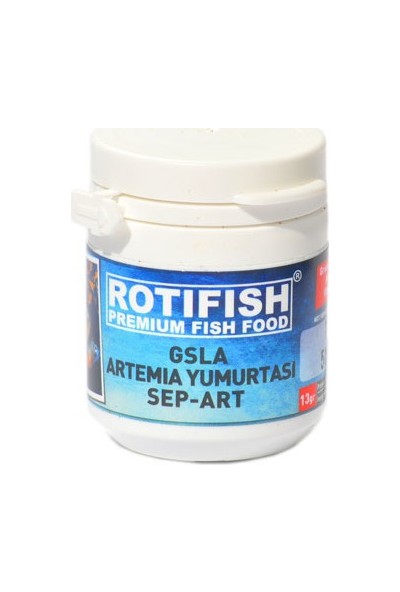 Rotifish GSLA Sep-Art Artemia Yumurtası 13 gr Rotifish GSLA Sep-Art Artemia Yumurtası 13 gr