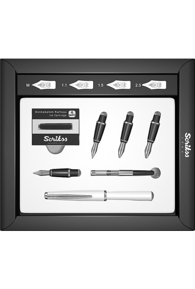 Scrikss Kaligrafi Set Beyaz 33 Scrikss Kaligrafi Set Beyaz 33