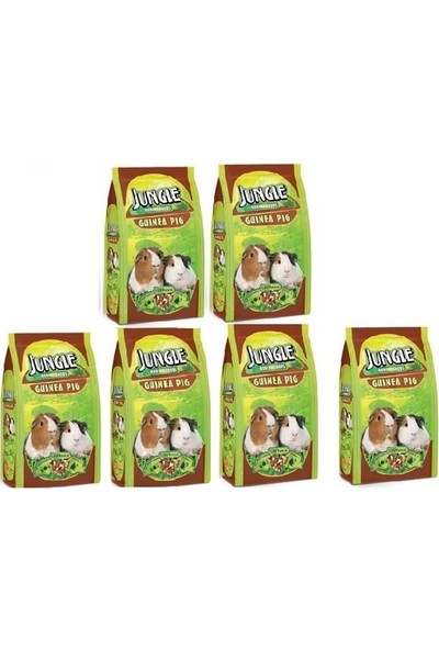 Jungle Ginepig Yemi 500 Gr x 6 ADET Jungle Ginepig Yemi 500 Gr x 6 ADET