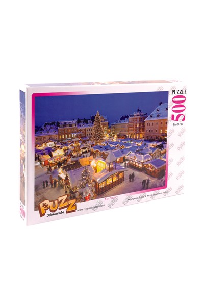Puzz 500 Parça Kış Pazarı Yapboz