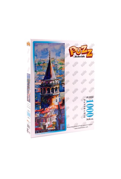 Puzz Galata Kulesi Panoramik Puzzle 1000 Parça