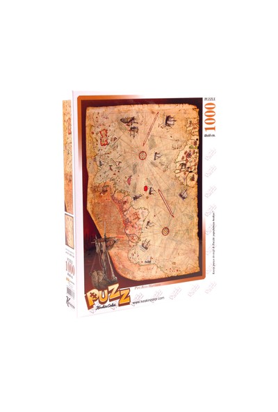 Puzz Puzzle Piri Reis Haritası (1000 Parça) Puzz Puzzle Piri Reis Haritası (1000 Parça)