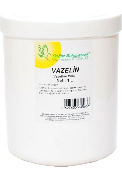 Doğan Baharat Saf Vazelin 1 Lt