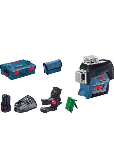 Bosch GLL 3-80 CG + BM1 + 12 V Akü Prof.Çizgili Hizalama Lazeri Bosch GLL 3-80 CG + BM1 + 12 V Akü Prof.Çizgili Hizalama Lazeri