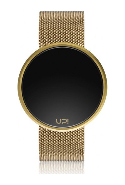 Up! Watch Round Steel Gold Unisex Kol Saati Up! Watch Round Steel Gold Unisex Kol Saati