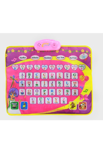 Eğitici Abc Halı Pembe Eğitici Abc Halı Pembe