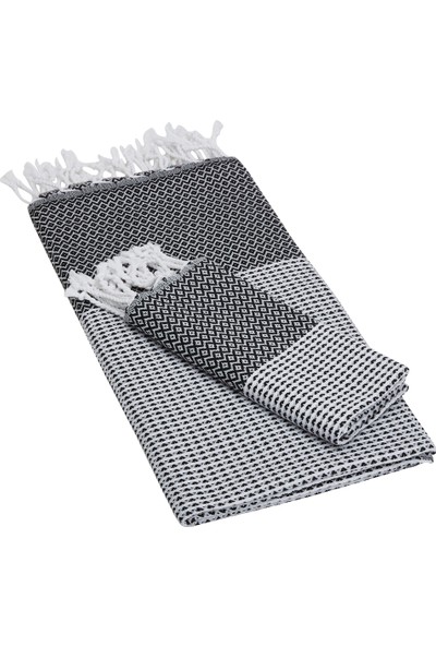 Demmex Peştemal + Peşkir Hamam Banyo Spor Sauna Plaj Yoga Spa El Havlu Set Demmex Peştemal + Peşkir Hamam Banyo Spor Sauna Plaj Yoga Spa El Havlu Set