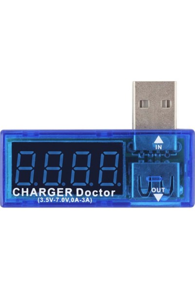 Robotekno USB Şarj Ölçer Şarj Doktoru Voltmetre Ampermetre Şarj Metre Robotekno USB Şarj Ölçer Şarj Doktoru Voltmetre Ampermetre Şarj Metre