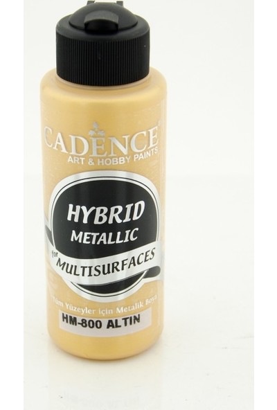Cadence Multi Surface Hibrit Metalik Boya H800 Altın 120 ml Cadence Multi Surface Hibrit Metalik Boya H800 Altın 120 ml