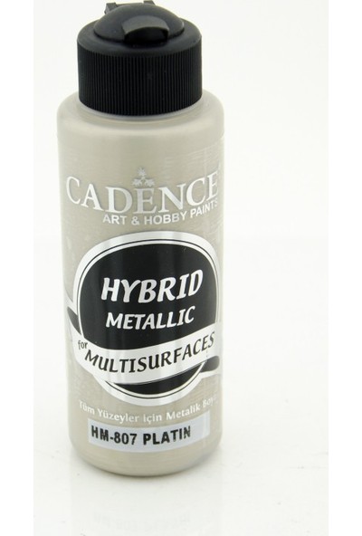 Cadence Multi Surface Hibrit Metalik Boya H807 Platin 120 ml