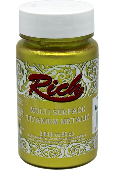 Rich Multi Surface Titanium Metalik Boya 2520 - Rich Gold 90 cc Rich Multi Surface Titanium Metalik Boya 2520 - Rich Gold 90 cc