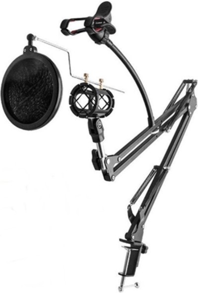 Lastvoice Set-01 - Mikrofon standı + Shock Mount + Pop Filtre Lastvoice Set-01 - Mikrofon standı + Shock Mount + Pop Filtre