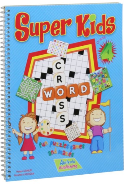 4.Sınıf Super Kids, İngilizce Öğreten Zeka Oyunları - Hasan Güneri 4.Sınıf Super Kids, İngilizce Öğreten Zeka Oyunları - Hasan Güneri