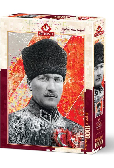 Art Puzzle 1000 Parça Ata'm İzindeyiz!