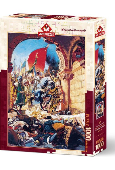 Art Puzzle 1000 Parça İstanbul'un Fethi,1453 Art Puzzle 1000 Parça İstanbul'un Fethi,1453