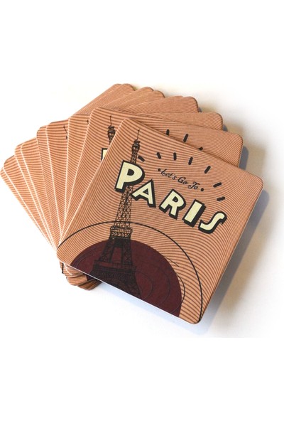 KagitoParis Bardak Altlığı Seti (10’lu)