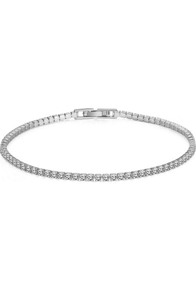 Chavin 2 mm. Su Yolu Bayan Taşlı Bileklik dr87