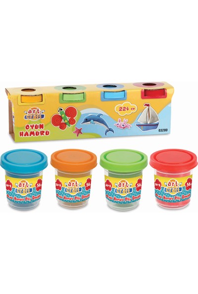 Fen Toys 4'lü Oyun Hamuru 224 gr