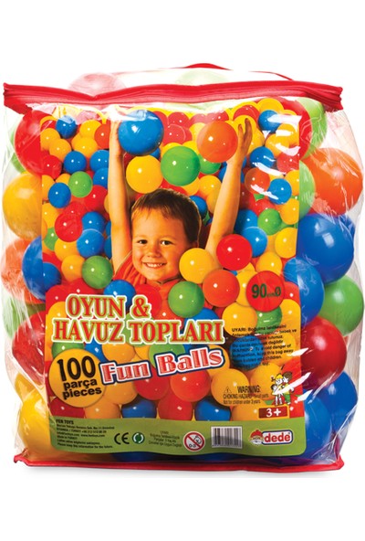 Oyun ve Havuz Topu 9 Cm (100 Adet Pvc Torbada) Oyun ve Havuz Topu 9 Cm (100 Adet Pvc Torbada)