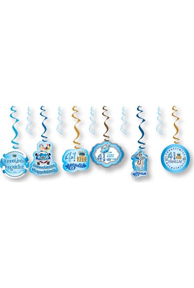 Seyhanlar Sünnet Tavan Süsü 6 Parça