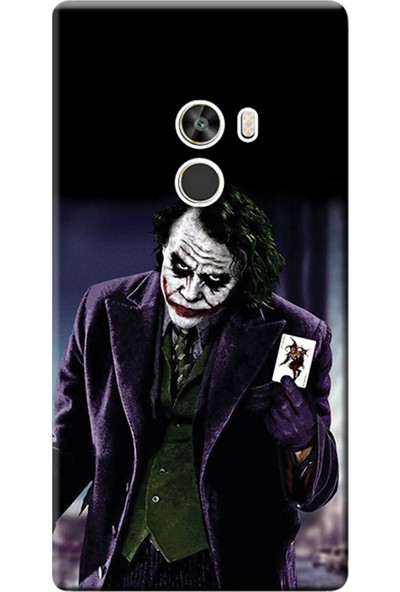 Kılıf Merkezi Xiaomi Mi Mix 2 Kılıf Silikon Baskılı Joker STK:599