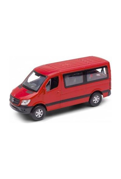 Welly Mercedes-Benz Sprınter Travelıner Metal Model Araba  Kırmızı Welly Mercedes-Benz Sprınter Travelıner Metal Model Araba  Kırmızı