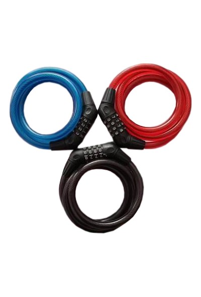 Plus Şifreli Uzun Siyah Kilit 1000 X 12Mm - Mavi