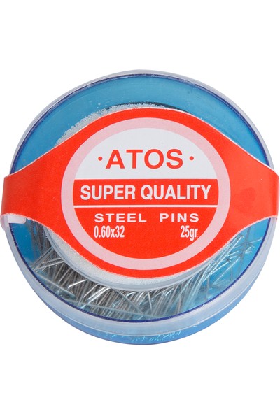 Atos Toplu İğne Çelik 25Gr
