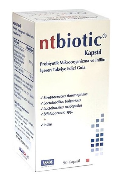 Nt Biotic Gıda Takviyesi 90 Kapsül Nt Biotic Gıda Takviyesi 90 Kapsül