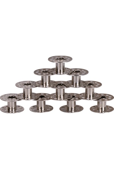 Sakashi Ev Tipi Dikiş Makinesi Masurası Metal Tayvan (10Adet) Sakashi Ev Tipi Dikiş Makinesi Masurası Metal Tayvan (10Adet)