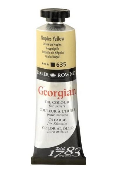 Daler Rowney Georgian Yağlı Boya 38ml - N:635 Naples Yellow Daler Rowney Georgian Yağlı Boya 38ml - N:635 Naples Yellow
