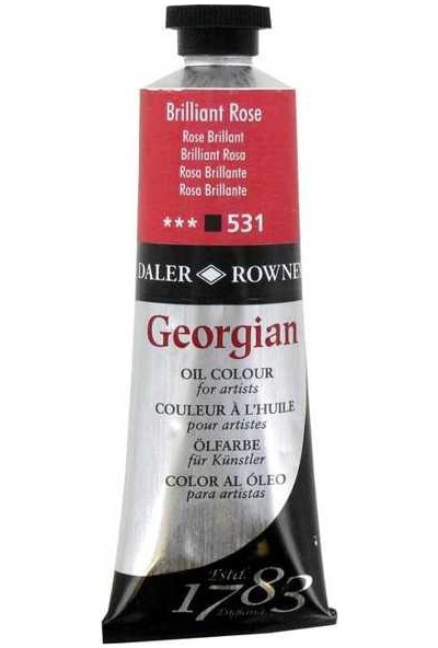 Daler Rowney Georgian Yağlı Boya 38ml - N:531 Brilliant Rose