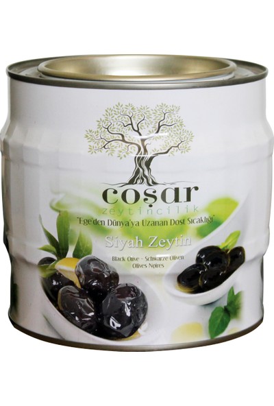 Coşar Zeytin 231-260 (Jumbo) 2 KG Siyah Yağlı Sele