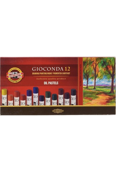 Koh-İ Noor Gioconda Yağlı Pastel Boya Seti 12'Li N:8352 Koh-İ Noor Gioconda Yağlı Pastel Boya Seti 12'Li N:8352
