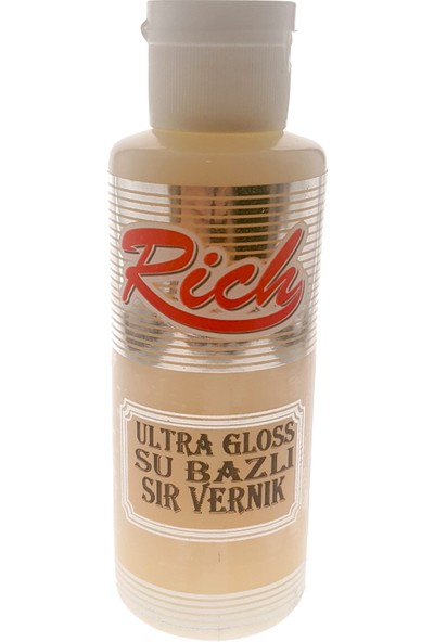 Rich Ultra Gloss Su Bazlı Sır Vernik 130Cc