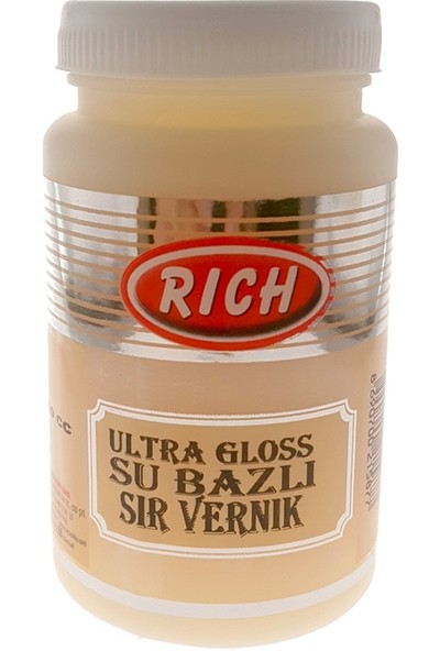 Rich Ultra Gloss Su Bazlı Sır Vernik 250Cc
