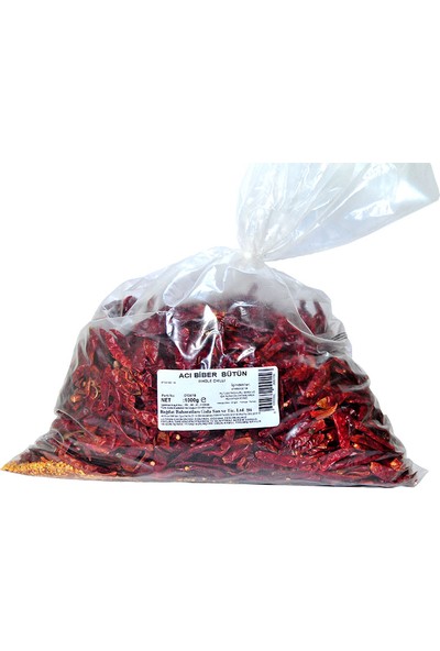 Bağdat Baharat Bütün Acı Biber 1 kg Paket Bağdat Baharat Bütün Acı Biber 1 kg Paket