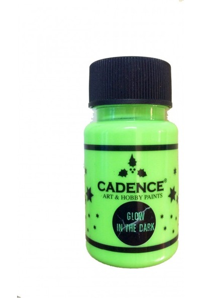 Cadence Glow İn Dark ( Karanlıkta Parlayan Boya ) - Yeşil 50 ml