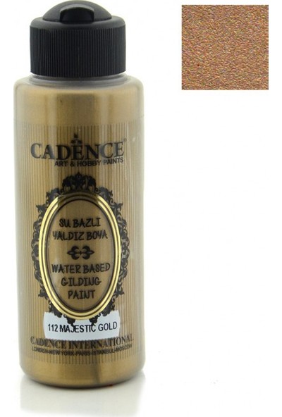 Cadence Yaldız Metalik Boya 112 - Majezik Altın 120 ml Cadence Yaldız Metalik Boya 112 - Majezik Altın 120 ml