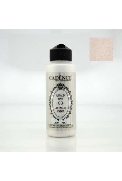 Cadence Sedefli Metalik Boya 201 - İnci Beyazı 120 ml Cadence Sedefli Metalik Boya 201 - İnci Beyazı 120 ml