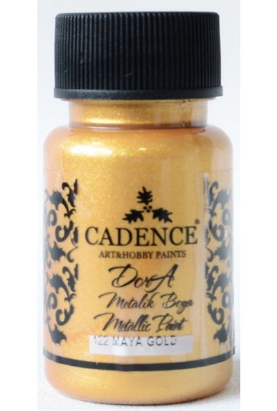 Cadence Dora Metalik Boya 122 - Maya Altın 50 ml Cadence Dora Metalik Boya 122 - Maya Altın 50 ml