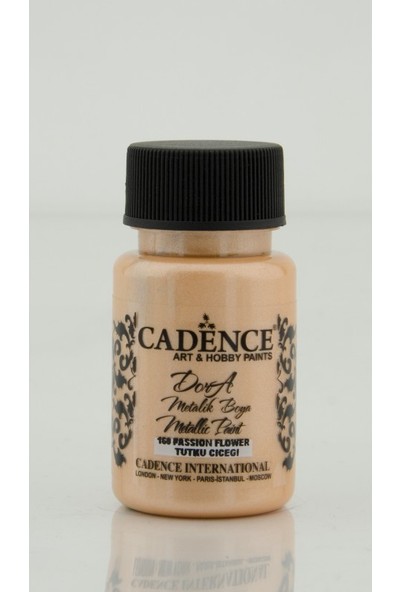 Cadence Dora Metalik Boya 160 - Tutku Çiçeği 50 ml Cadence Dora Metalik Boya 160 - Tutku Çiçeği 50 ml