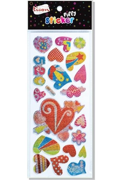 Ticon 138650 Puffy Sticker