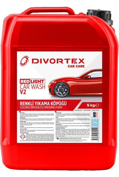 Divortex Car Wash V2 Red Light Fırçasız Yıkama Sıvısı 5 Kg. Divortex Car Wash V2 Red Light Fırçasız Yıkama Sıvısı 5 Kg.
