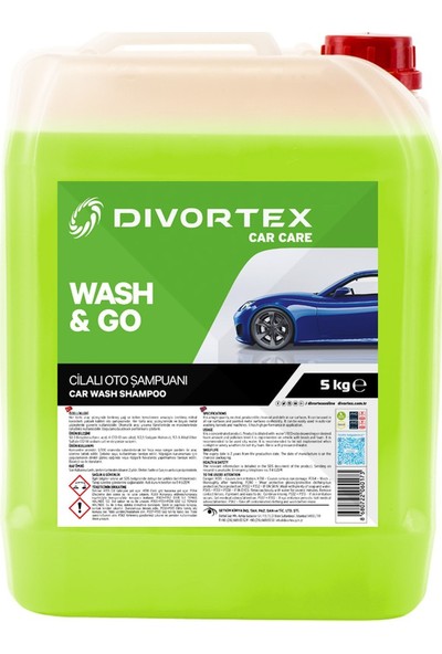Divortex Wash & Go Oto Şampuanı 5 Kg. Divortex Wash & Go Oto Şampuanı 5 Kg.