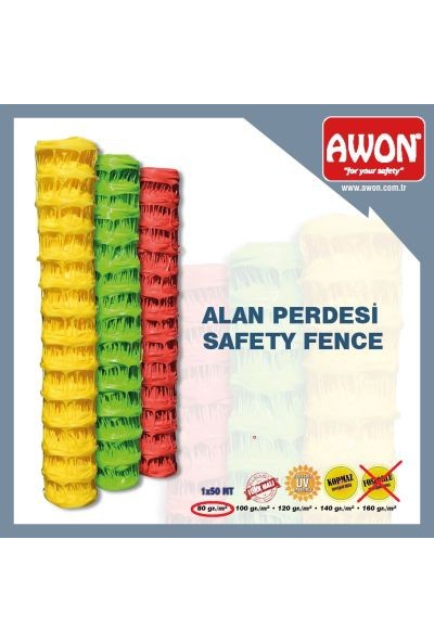 Awon Plastik İthal Tip Kopmaz Emniyet Alan Perdesi Awon Plastik İthal Tip Kopmaz Emniyet Alan Perdesi