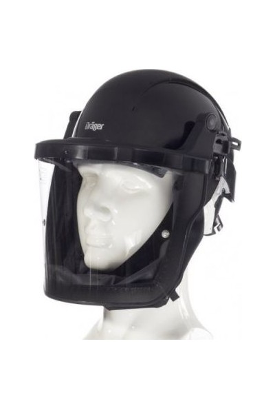 Draeger R 58 325 Solunum Ünitesi İçin Vizörlü Siyah Baret Draeger R 58 325 Solunum Ünitesi İçin Vizörlü Siyah Baret