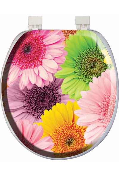 Softy Classic Süngerli Desenli Klozet Kapağı 3282 Çiçek Desenli Softy Classic Süngerli Desenli Klozet Kapağı 3282 Çiçek Desenli